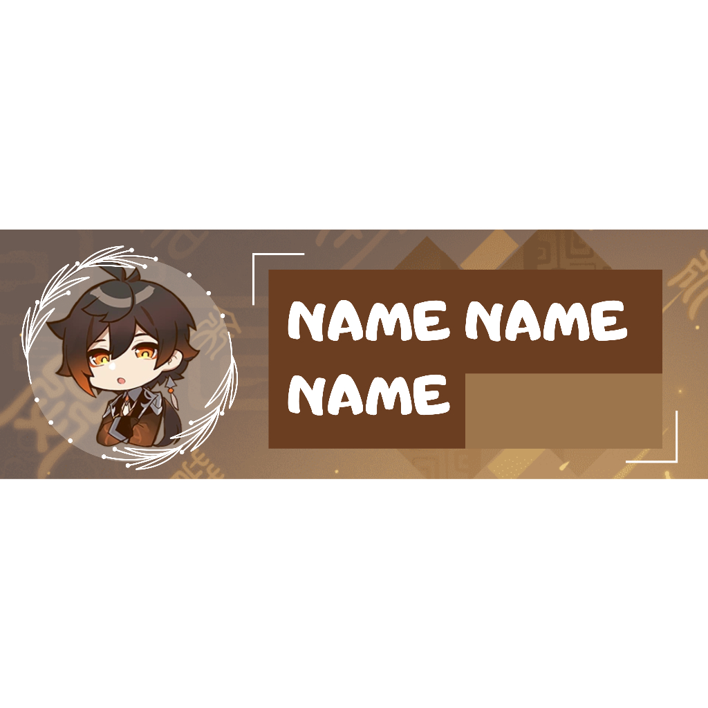 Jual Stiker Label Nama Genshin Impact (Archon) | Shopee Indonesia