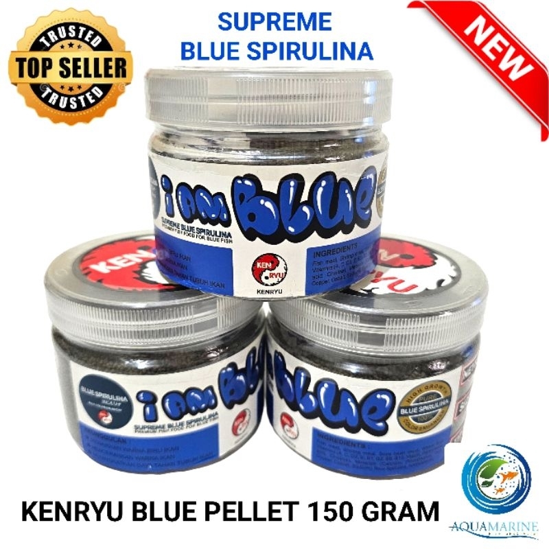 Jual KENRYU SUPREME BLUE SPIRULINA I AM BLUE PREMIUM BLUE PELLET Pakan ...