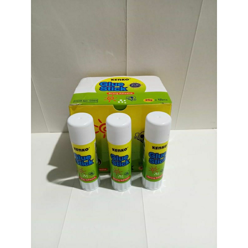 Jual Lem kertas stick KENKO 25g X 3Pcs (besar) | Shopee Indonesia