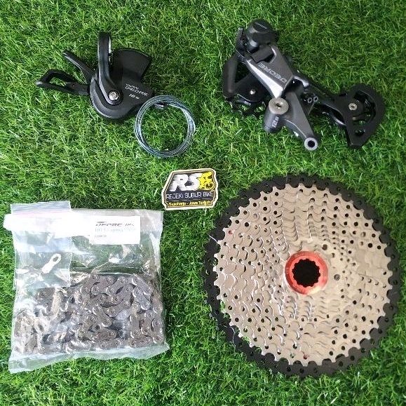 Jual mini GS group set groupset Deore m6100 12 speed sprocket sunrace ...