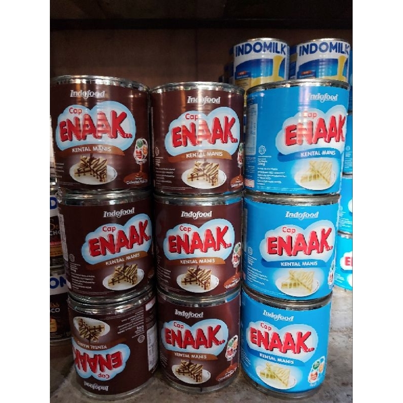 Jual SUSU KENTAL MANIS ENAKK ENAK INDOFOOD 370 GRAM | Shopee Indonesia