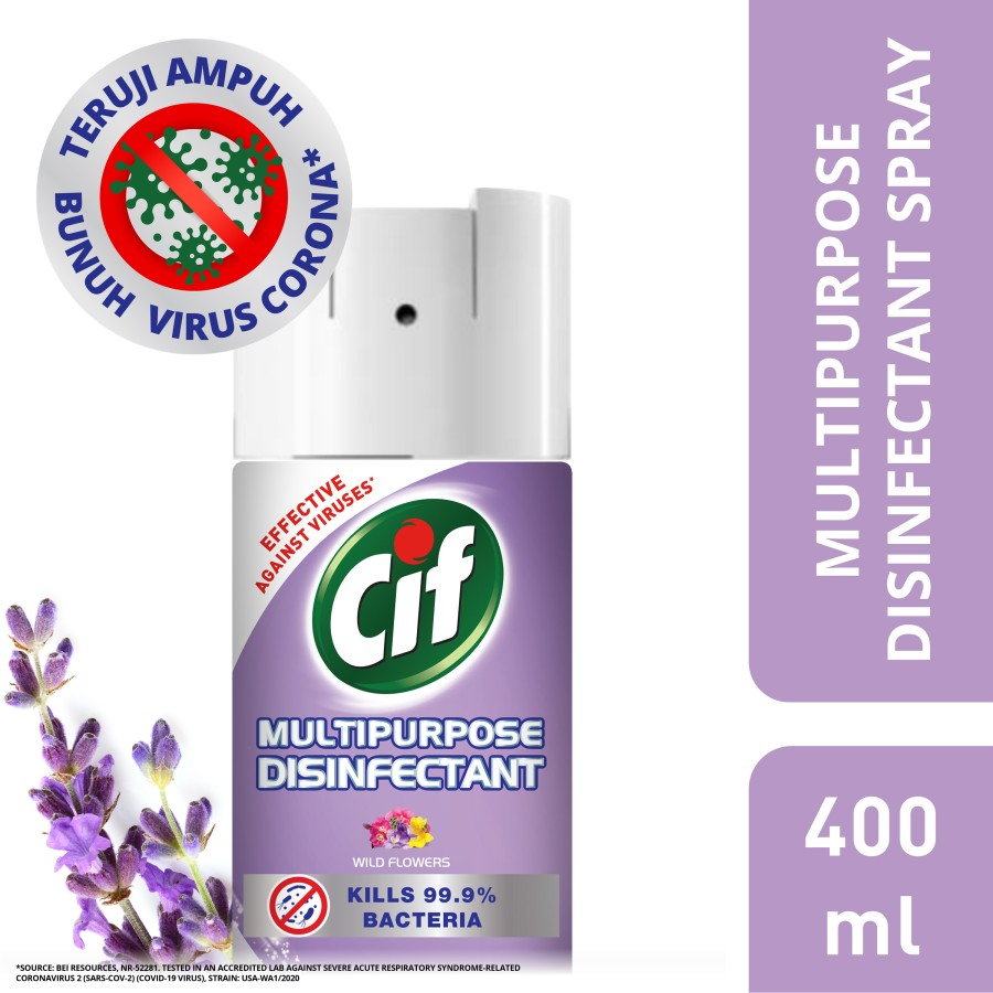 Jual CIF Disinfectant Wild Flowers 400ml | Shopee Indonesia