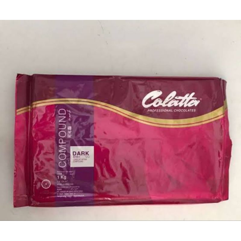 Jual Collata Dark Compound /coklat batang/Dark cochoo 250gr | Shopee ...