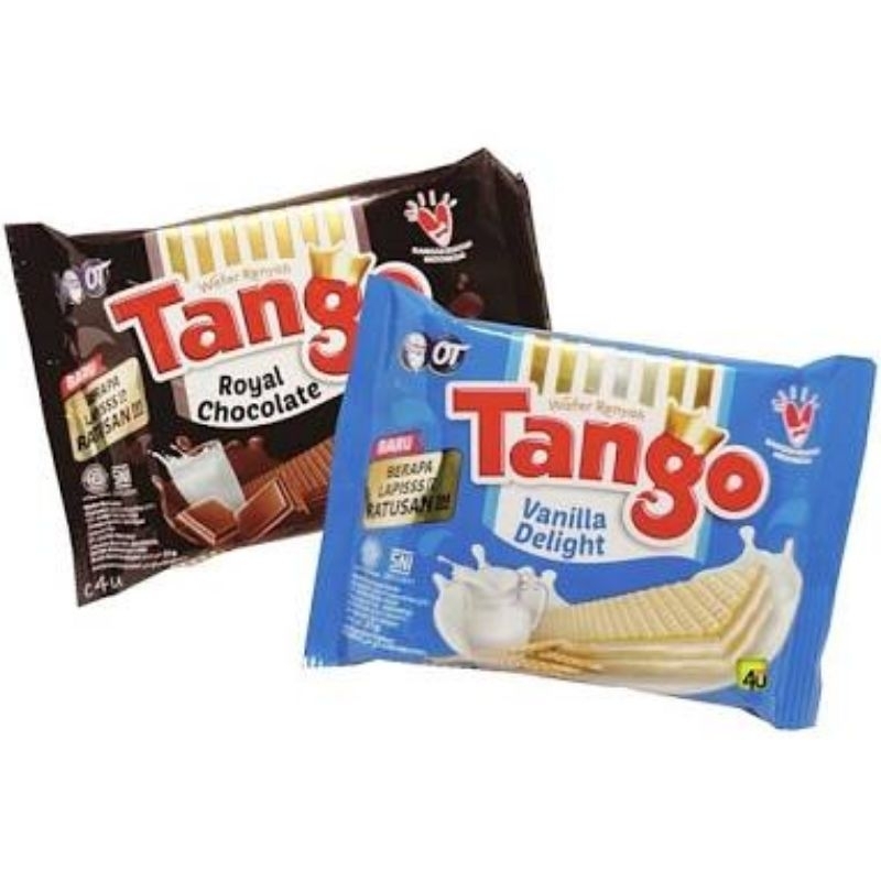 Jual Wafer TANGO 16 gr bite size kemasan baru, 1 renceng | Shopee Indonesia