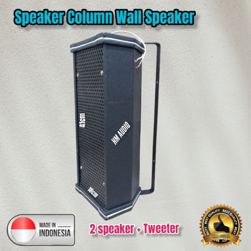Jual Speaker Pasif Column Model Speaker Toa Speaker Dinding isi 2 speaker 4 inch +Tweter ...