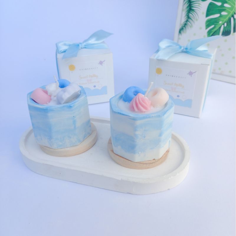 Jual Lilin Aromaterapi Scented Candle 45gr Box + Lilin | Souvenir ...