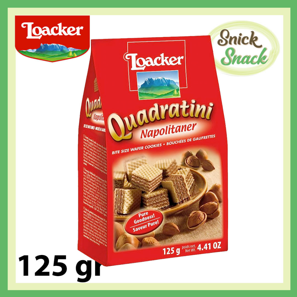 Jual Loacker Quadratini Napolitaner Chocolate Hazelnut Wafer Biskuit ...