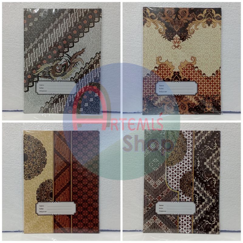 Jual Sampul Buku Kertas Kwarto / Kecil SIMPATY Batik Isi 20 Lembar ...
