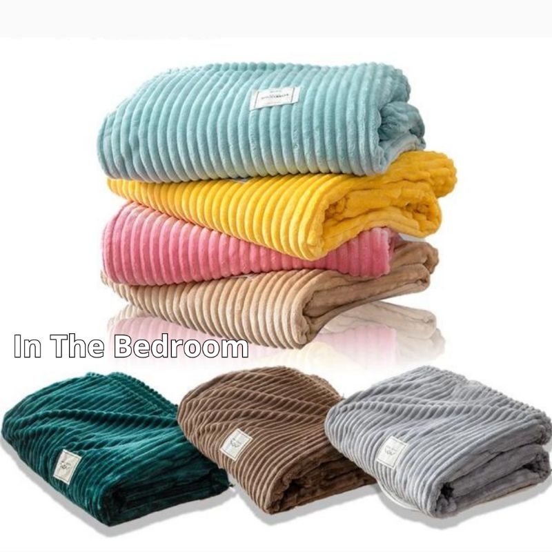 Jual D&Z Selimut Polos Salur | Selimut Bulu Polos Tebal Dewasa Jumbo ...