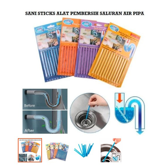Jual SANI STICK UNTUK SALURAN AIR PIPA WASTAFEL DRAIN STICKS | Shopee ...