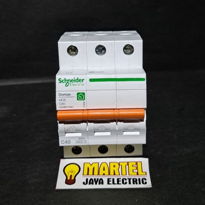 Jual Mcb domae schneider 3 phase 40 ampere | Shopee Indonesia