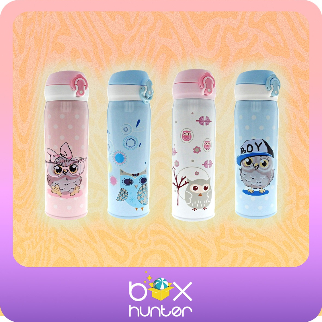 Jual VACUUM FLASK OWL | BOTOL MINUM STAINLESS BURUNG HANTU 500ML ...