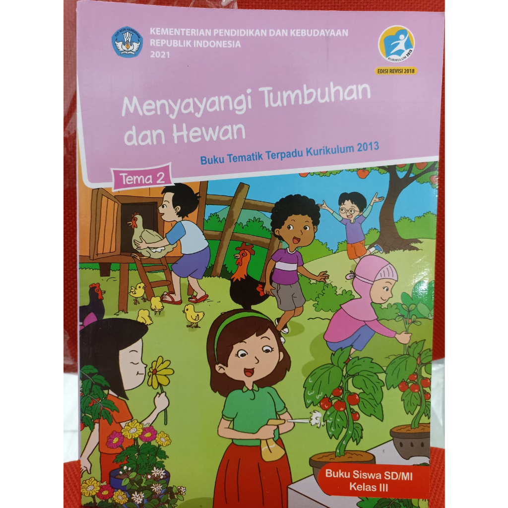 Jual Tema 2 Kelas 3 SD Menyayangi Tumbuhan dan Hewan | Shopee Indonesia