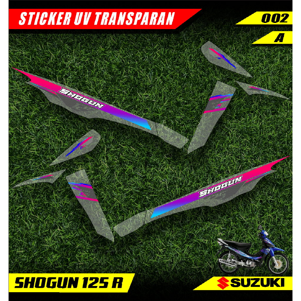 Jual STICKER STRIPING TRANSPARAN SUZUKI SHORUN 125 R VARIASI LIST MOTOR ...