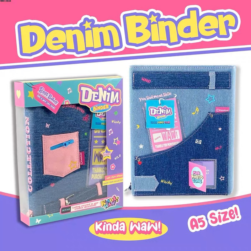 Jual KINDAWAW OFFICIAL DENIM BINDER | Shopee Indonesia
