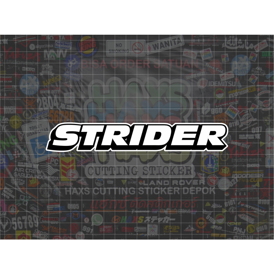 Jual Cutting Sticker Strider Ukuran 20 Cm | Shopee Indonesia
