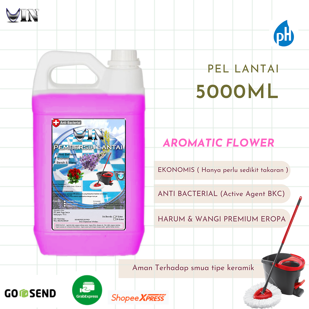 Jual Sabun PEL LANTAI Pel Lantai 5 liter 20 Liter / Obat Pel / Sabun ...