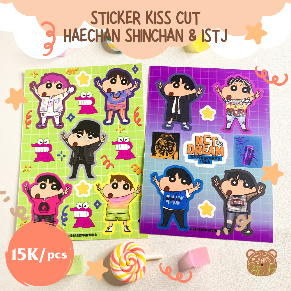 Jual [READY STOCK] Sticker Kiss Cut Haechan Shinchan | Shopee Indonesia