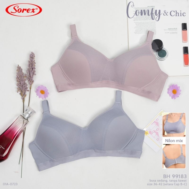 Jual Sorex Bra Tanpa Kawat Cup B Busa Sedang 99183 | Shopee Indonesia