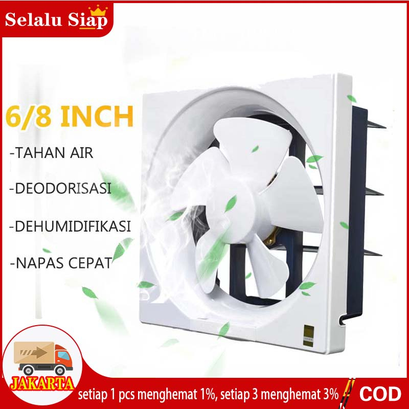 Jual Exhaust Fan Dinding / Kipas Angin Hexos Exhaust fan 6/8/10/12 inch ...