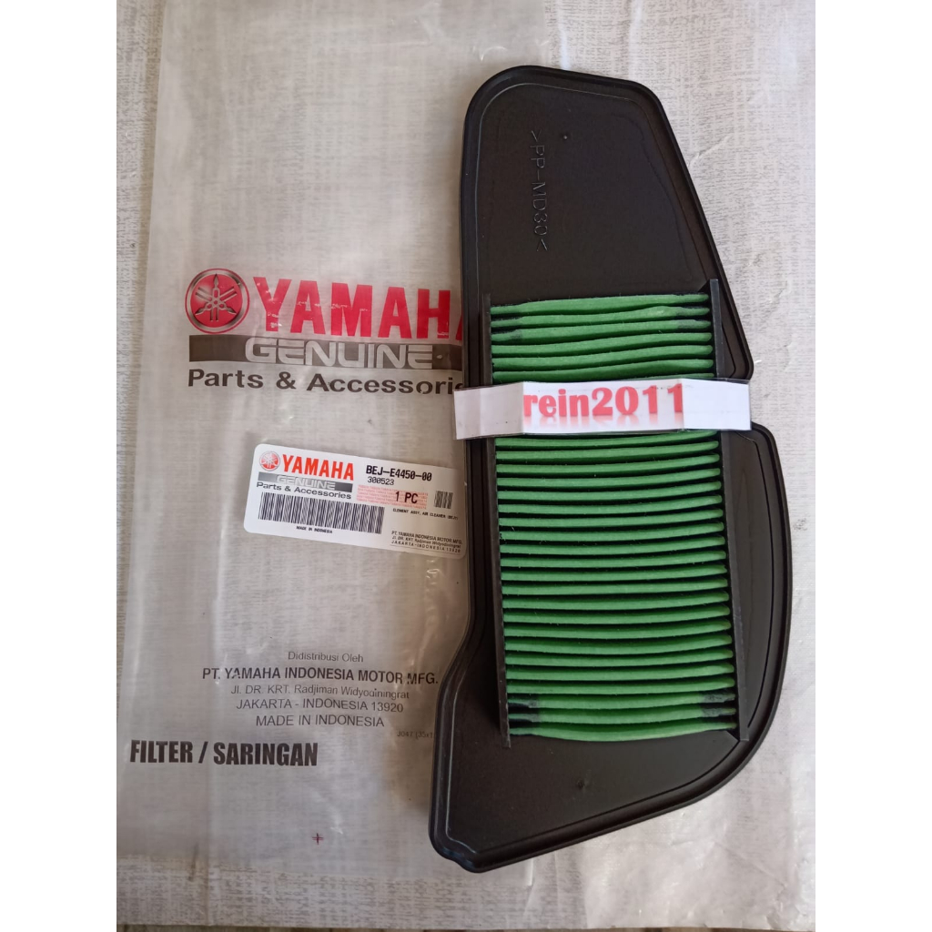 Jual FILTER SARINGAN UDARA FAZZIO FAZIO ASLI ORI YAMAHA BEJ E4450 00 ...