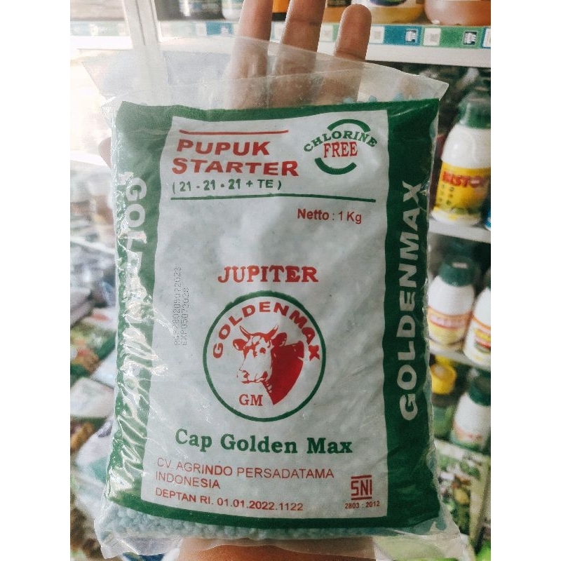 Jual PUPUK NPK GOLDEN MAX 21 21 21 ORIGINAL 1KG | Shopee Indonesia