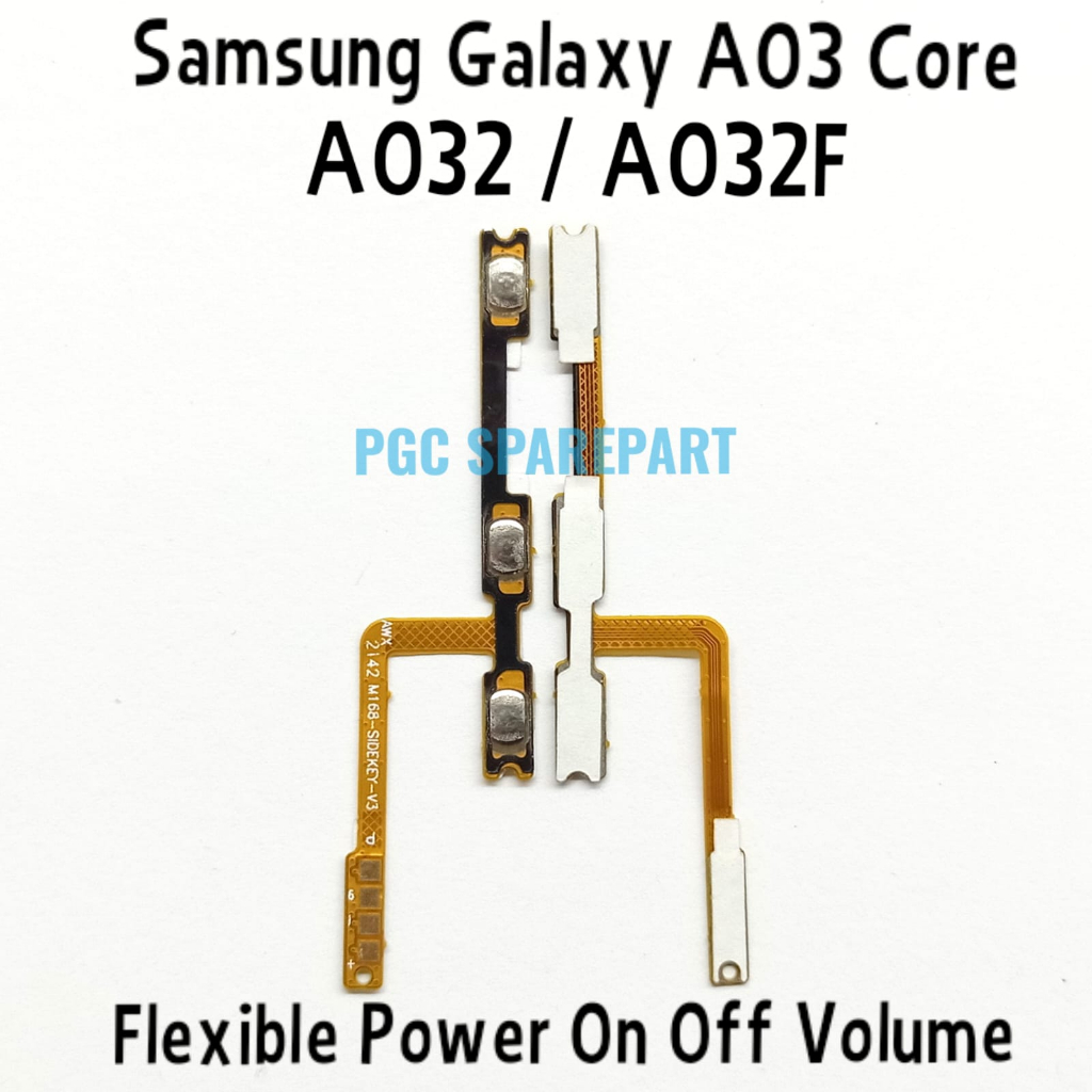 Jual Original Flexible Konektor Power On Off + Volume Samsung Galaxy A03 Core / A032 / A032F ...