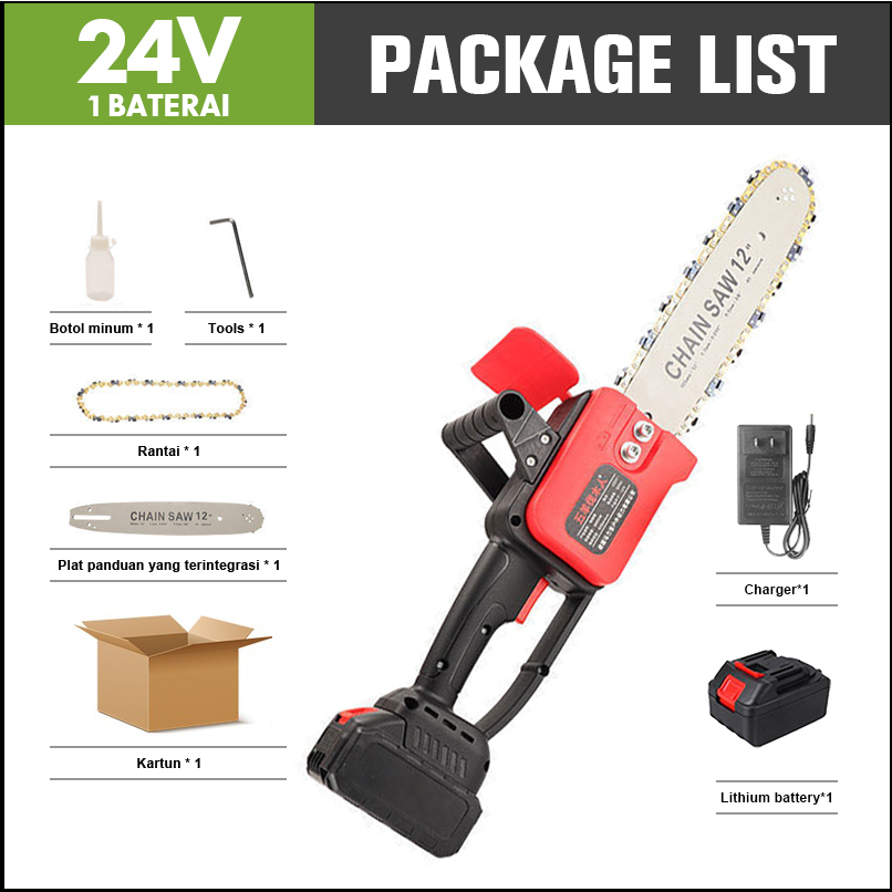 Jual SY chainsaw 6 inch chainsaw cordless chainsaw 1200w chainsaw ...