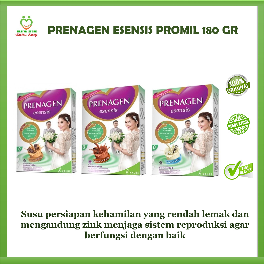 Jual PRENAGEN ESENSIS PROMIL 180 g - Rasa Cokelat Vanila - Susu ...