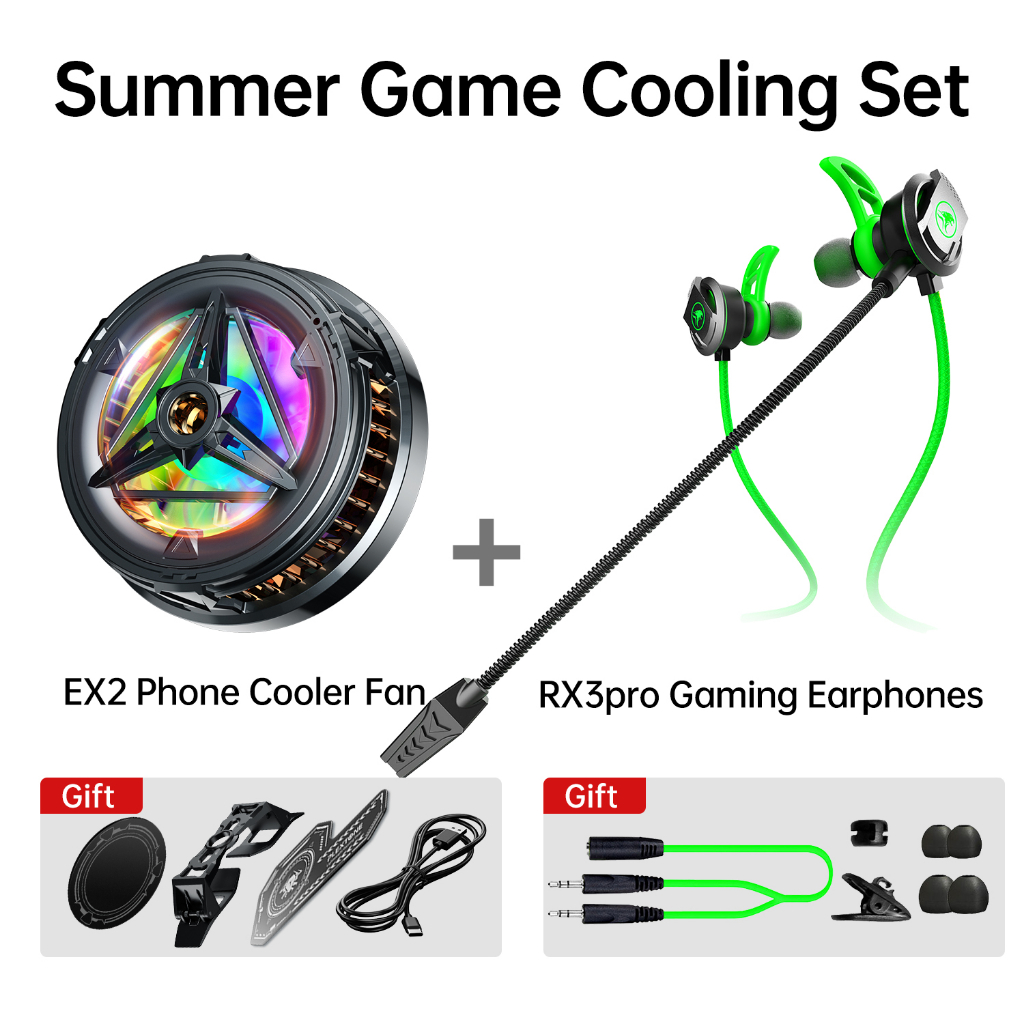 Jual Plextone EX2 + Plextone RX3 Pro Earphone Gaming Cooling Set ...