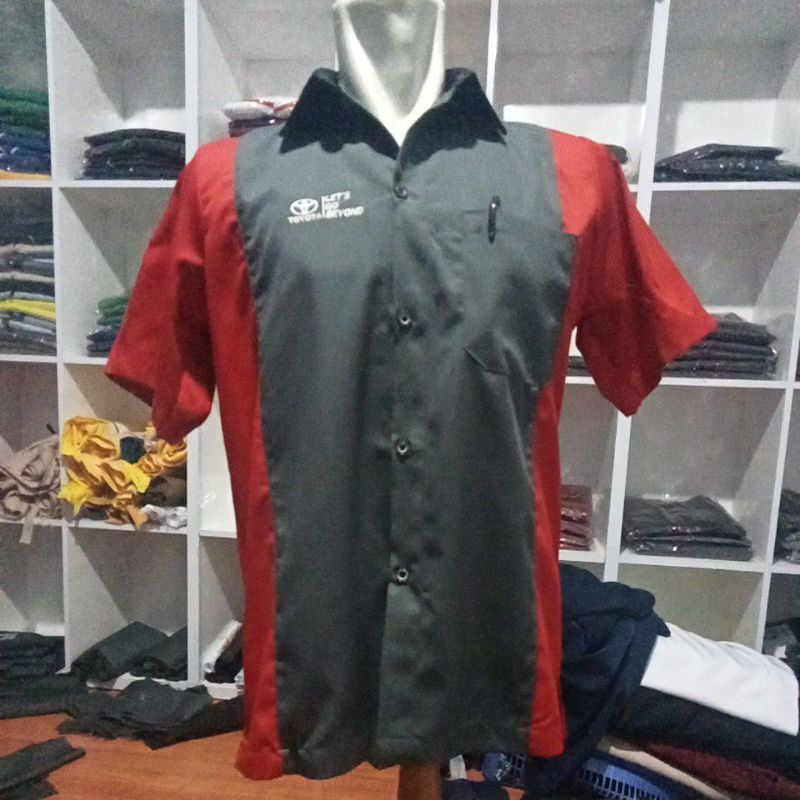Jual baju dealer /Baju marketing TOYOTA NASIONAL /kemeja pria | Shopee ...