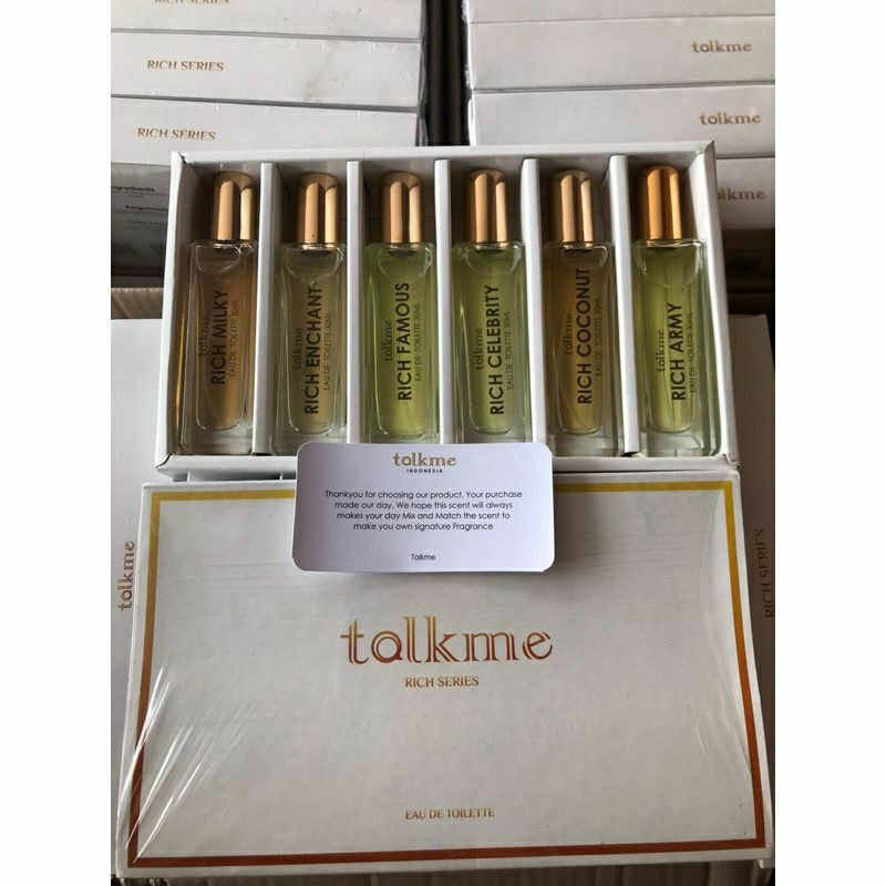 Jual TALKME RICH SERIES ISI 6 PARFUM | PARFUM TALKME RICH SERIES BELI 1 ...