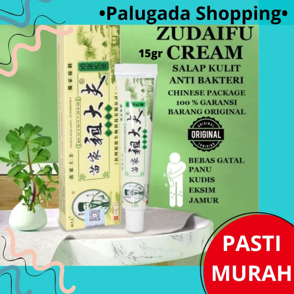 Jual ZUDAIFU TUBE Salep Kulit Gatal Jamur Eksim Cream Chy Gao Zudaifu ...