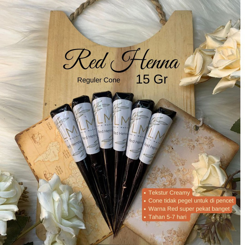 Jual RED HENNA || TEKSTUR SMOOTH || HENNA PREMIUM | Shopee Indonesia
