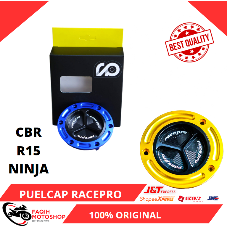 Jual Fuel cap/Tutup tanki YAMAHA RACEPRO Blue R25 150 R15 V3 | Shopee ...
