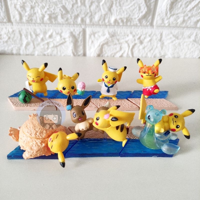 Jual Figure Pokemon Pikachu Summer Beach Time Edition | Shopee Indonesia