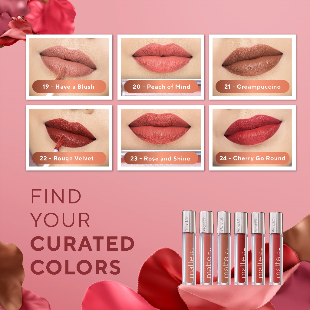 Jual Wardah Exclusive Matte Lip Cream / Wardah Lipstik Matte Original ...