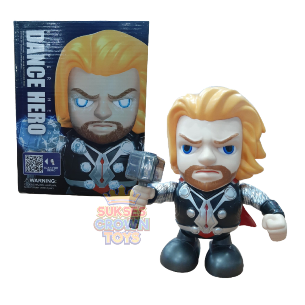 Jual Robot Thor Dance / Thor Joget / Robot Anak Avengers / Robot Anak ...
