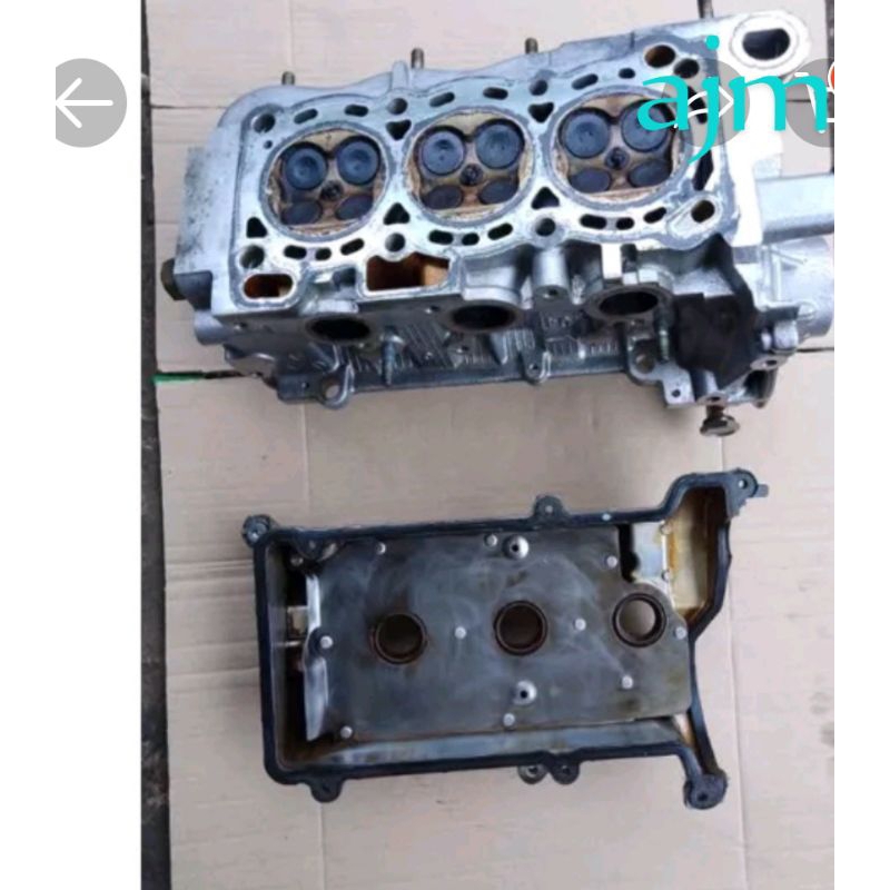Jual blok silinder head/deksel +tutup klep mobil Daihatsu Xenia 1000cc ...
