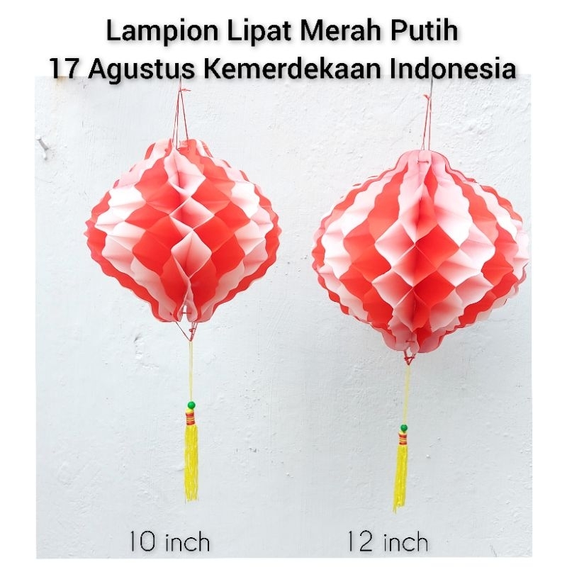 Jual Lampion Lipat Merah Putih 17 Agustus Kemerdekaan Indonesia ...