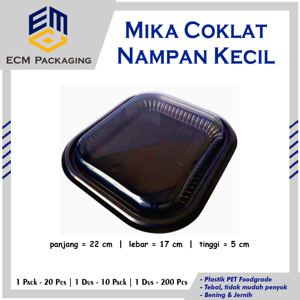 Jual Mika Nampan Coklat Kecil / Mika Nampan Kue (20pcs) | Shopee Indonesia
