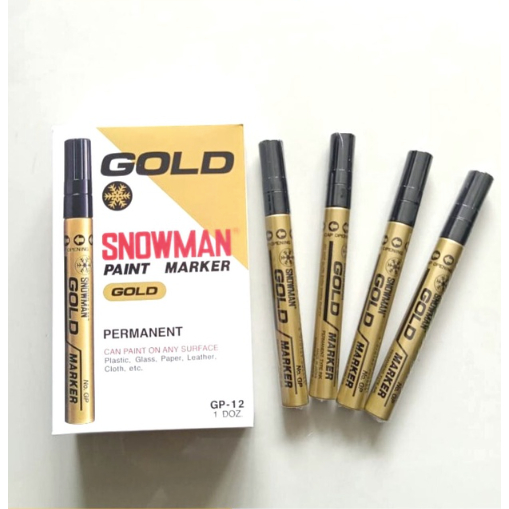 Jual ENISOO STORE - [SATUAN] Spidol Paint Marker Snowman Medium Tip GP ...