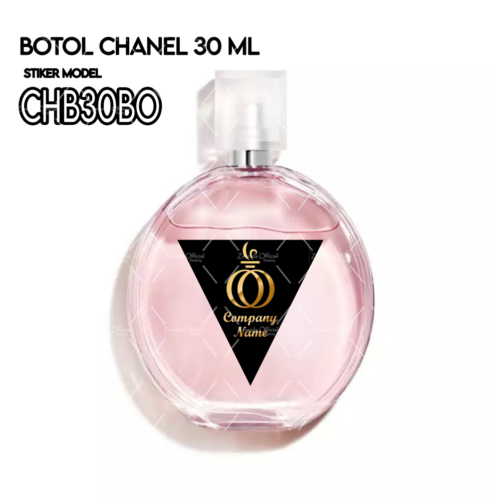Jual Stiker Botol Parfum Ch Chanel 30 ml Bulat Parfume Sticker Label ...