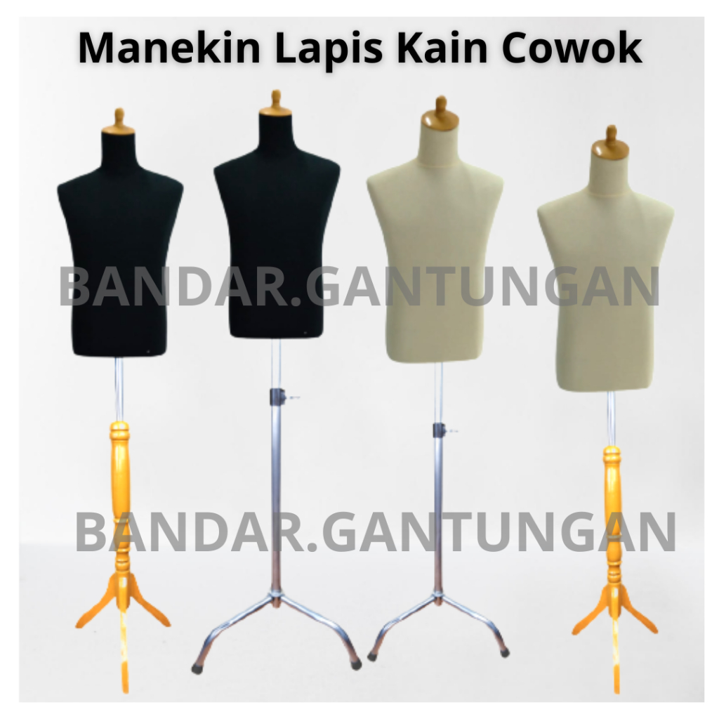 Jual Manekin Dress Making Cowok/Patung DM Cowo/Patung Pria Setengah ...