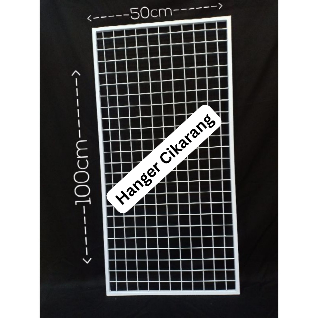 Jual WIRE GRID MESH 50 X 100 CM - KAWAT JARING KOTAK - RAM DINDING ...