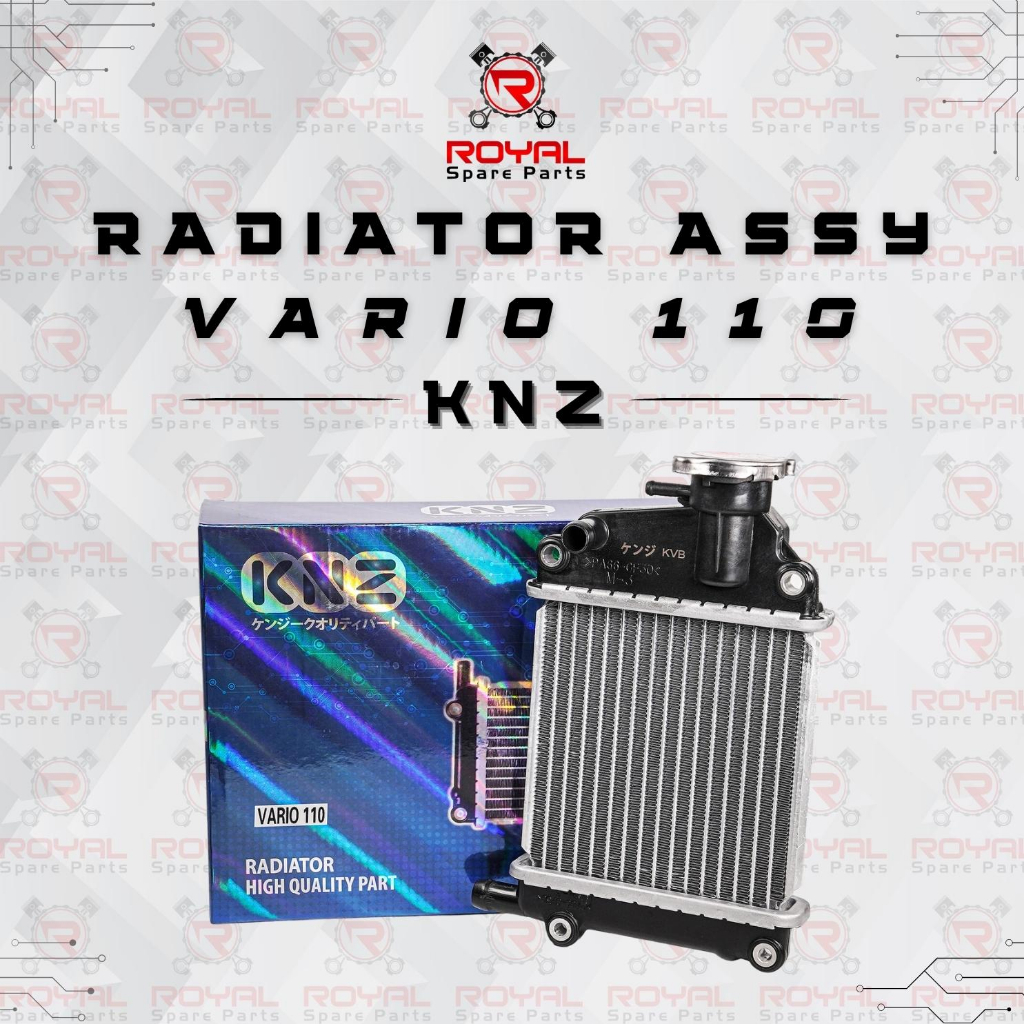 Jual RADIATOR ASSY KOMPLIT VARIO 110 [KVB] ORIGINAL KNZ / MIKUNI ...