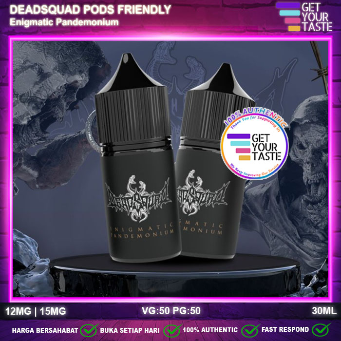 Jual Liquid Deadsquad Enigmatic Pandemonium Pods Friendly 30ML by Vape ...