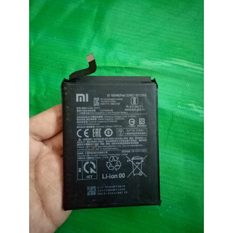 Jual BATRAI BEKAS XIAOMI POCO X3 NFC BN57 | Shopee Indonesia