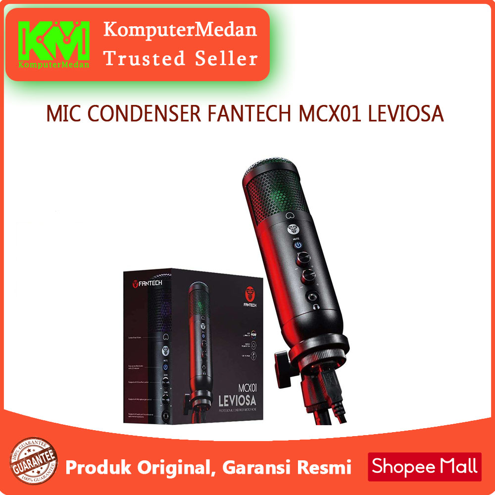 Jual Fantech Microphone Condenser MCX01 Leviosa | Shopee Indonesia