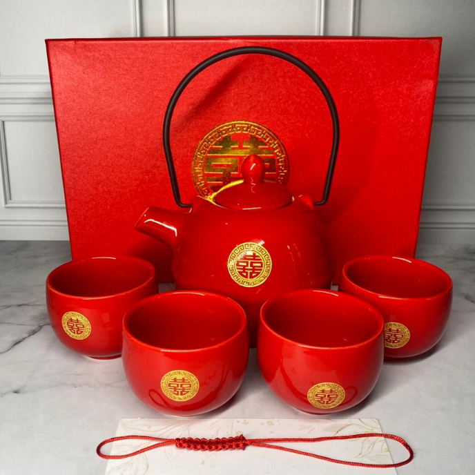 Jual LECORA Teko Teapot Ceramic Set Chinese PHANGTEH / SANGJIT / TEAPAY ...